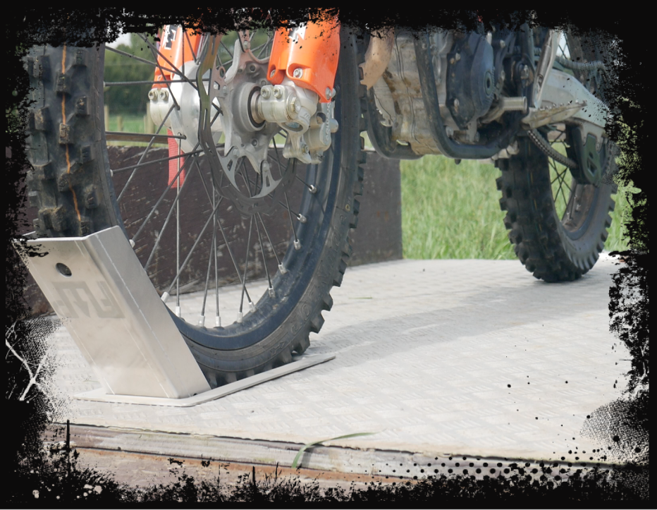 FLIP Bike Chocks - Secure Motorcycle, quick easy and simply